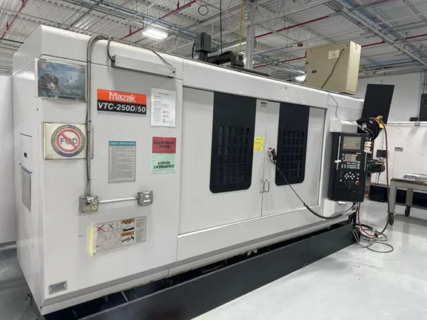 Mazak VTC-250/50D With Rotary Table - 2008 - Premier Equipment